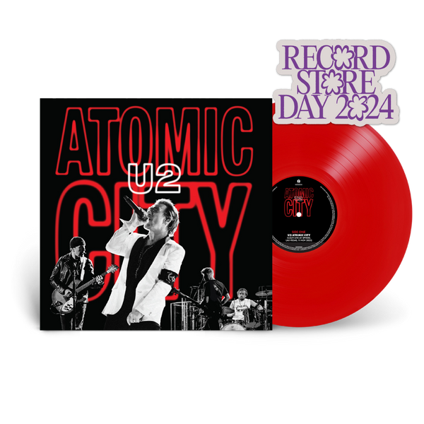 U2 / Atomic City - Live At The Sphere 10" Transparent Red Vinyl RSD 20 – sound-merch.com.au
