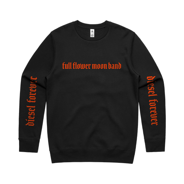 Full Flower Moon Band / Logo Black Crew – sound-merch.com.au