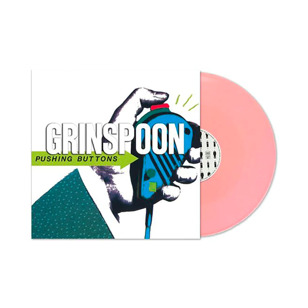 Grinspoon / Pushing Buttons EP 12" Pink Vinyl – sound-merch.com.au