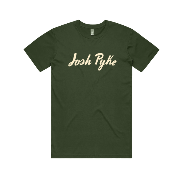 Josh Pyke / Logo Army Green T-Shirt – sound-merch.com.au