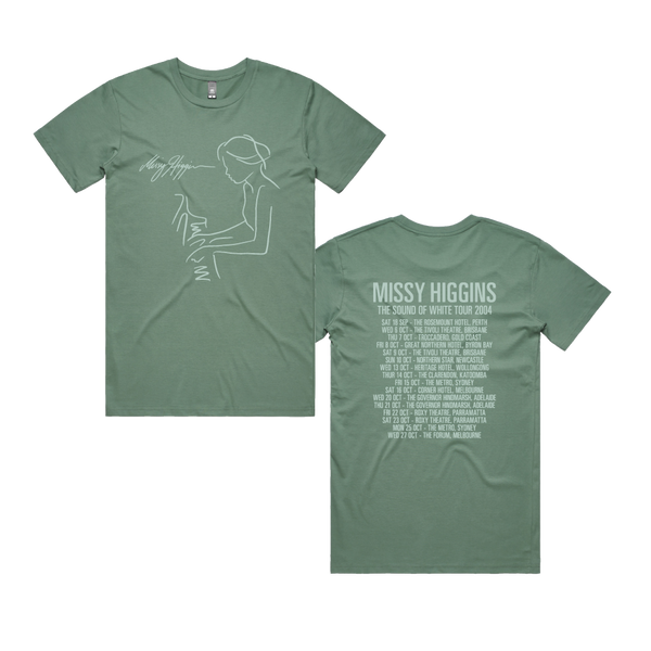Missy Higgins / Classic Missy The Sound of White Green T-Shirt – sound ...