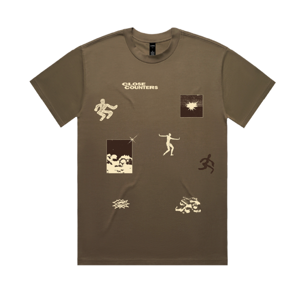 Close Counters /LOVERS DANCE ACADEMY Walnut Tee – sound-merch.com.au