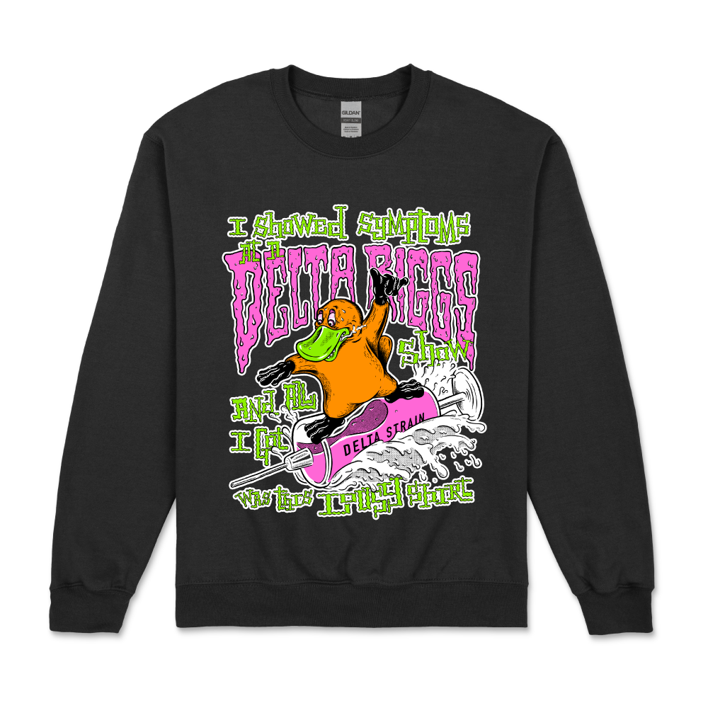 The Delta Riggs / Delta Strain Crew neck – sound-merch.com.au