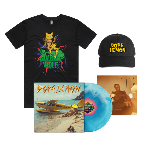 Dope Lemon / T-Shirt, Cap & Golden Wolf LP D2C Exclusive Blue Eyes Vin ...