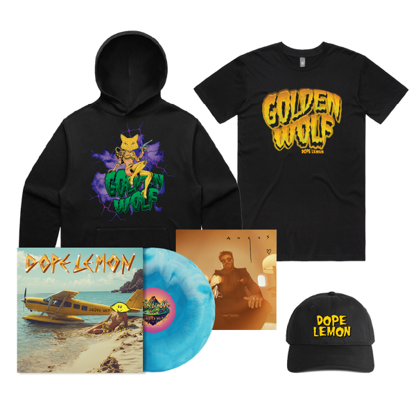 Dope Lemon / Hoodie, T-Shirt, Cap & Golden Wolf LP D2C Exclusive Blue ...