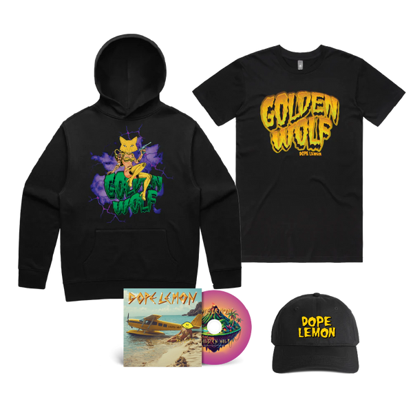 Dope Lemon / Hoodie, T-Shirt, Cap & Golden Wolf CD Bundle – sound-merch ...