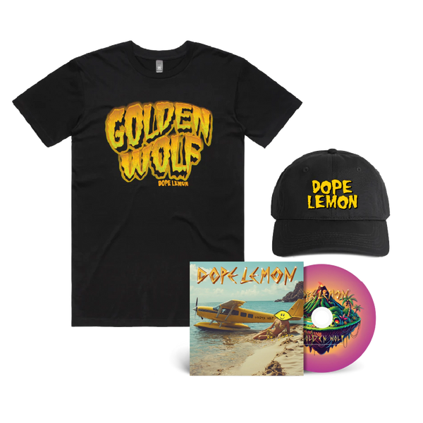 Dope Lemon / T-Shirt, Cap & Golden Wolf CD Bundle – sound-merch.com.au