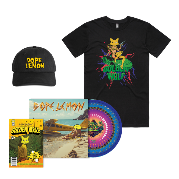 Dope Lemon / T-Shirt, Cap & Golden Wolf LP Special Edition Picture Dis ...