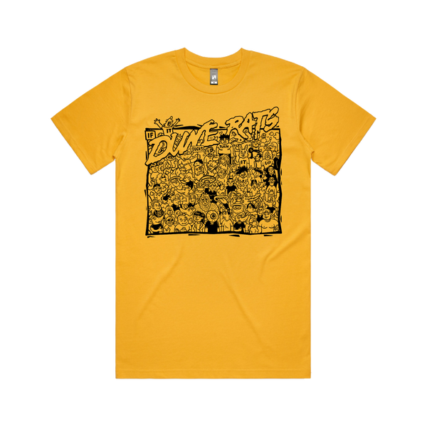Dune Rats / Test Pressing Yellow T-Shirt – sound-merch.com.au