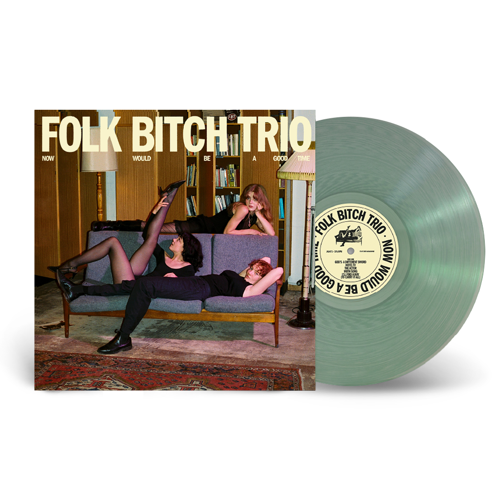 Folk Bitch Trio / Now Would Be A Good Time LP Coke Bottle Clear Vinyl – sound-merch.com.au