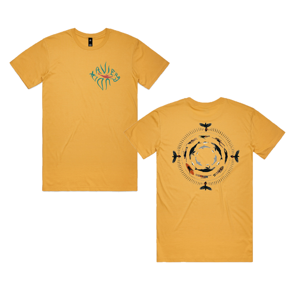 Xavier Rudd / Free The People Mustard Tee – sound-merch.com.au