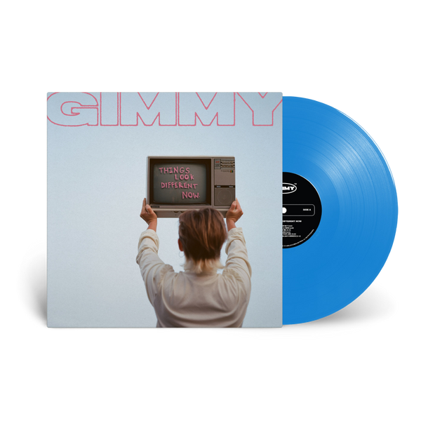 GIMMY / Things Look Different Now LP Bright Blue Vinyl – sound-merch.com.au