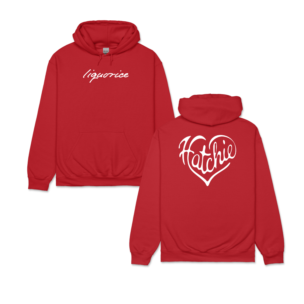 Hatchie / Liquorice Red Hoodie ***PRE-ORDER*** – sound-merch.com.au
