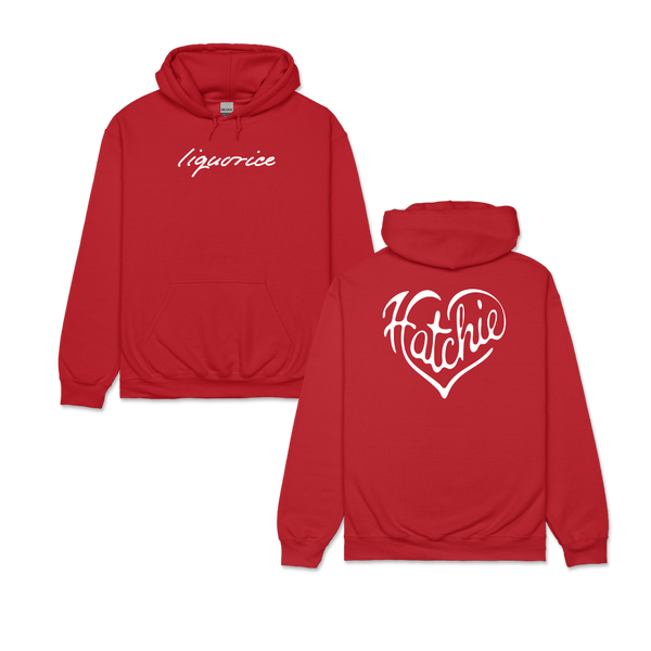 Hatchie / Liquorice Red Hoodie ***PRE-ORDER*** – sound-merch.com.au