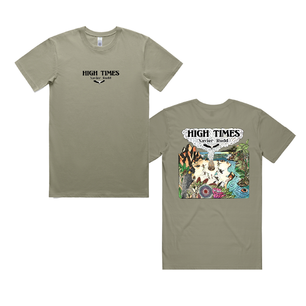 Xavier Rudd / High Times Green Tee – sound-merch.com.au