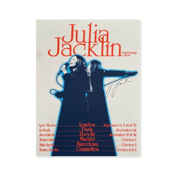 Julia Jacklin Signed EU Tour A2 Poster – sound-merch.com.au