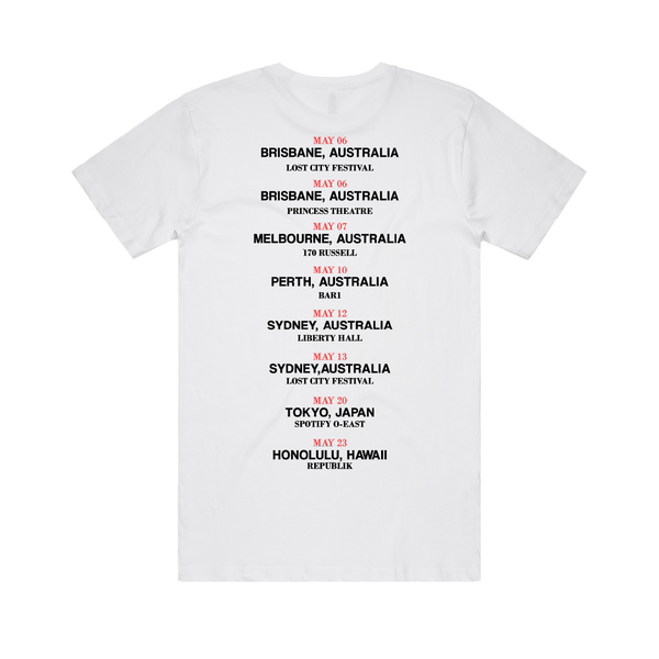 Lil Tecca / White 2023 Tour T-Shirt – sound-merch.com.au