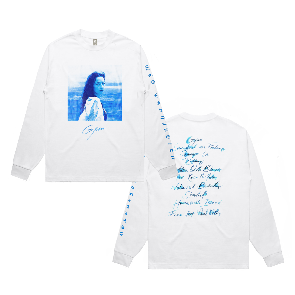 Meg Washington / GEM Photo White Longsleeve – sound-merch.com.au