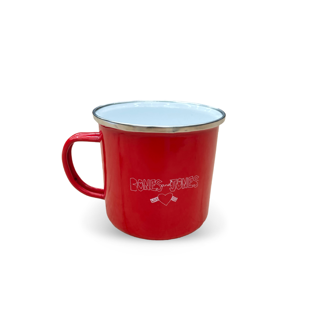 Bones and Jones / Red Mug – sound-merch.com.au