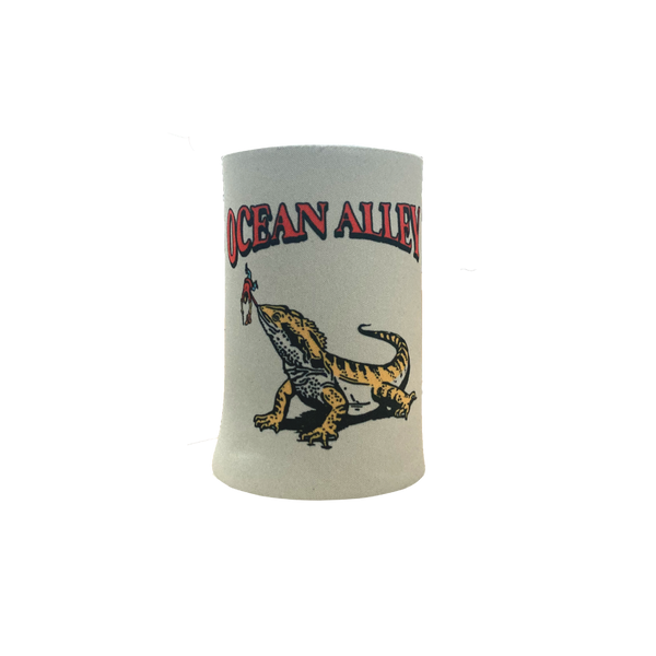 Lizard Stubby Holder (Cream) – sound-merch.com.au