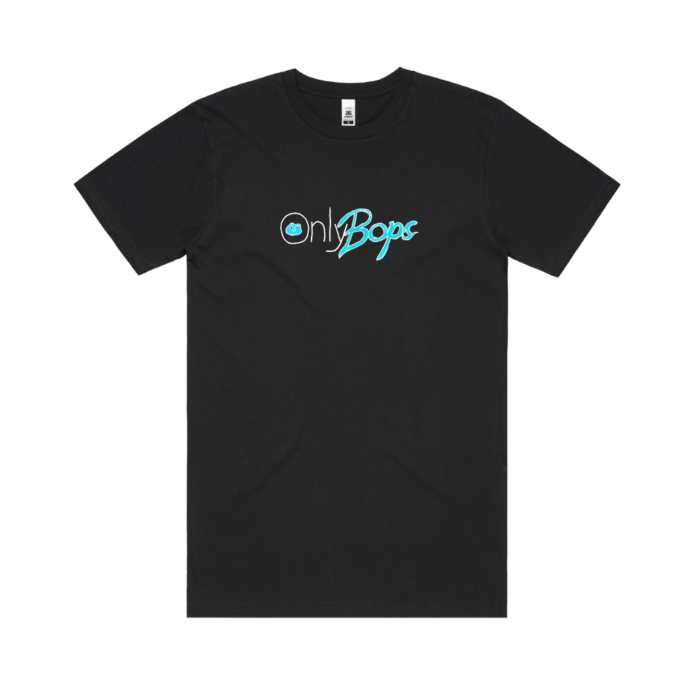 Only Bops / Black T-Shirt – sound-merch.com.au