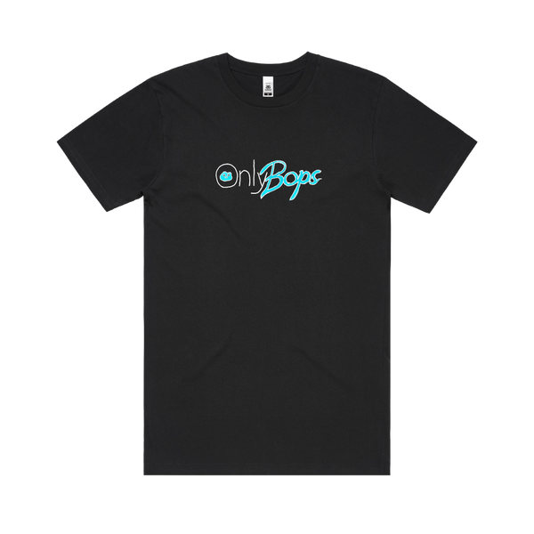 Only Bops / Black T-Shirt – sound-merch.com.au