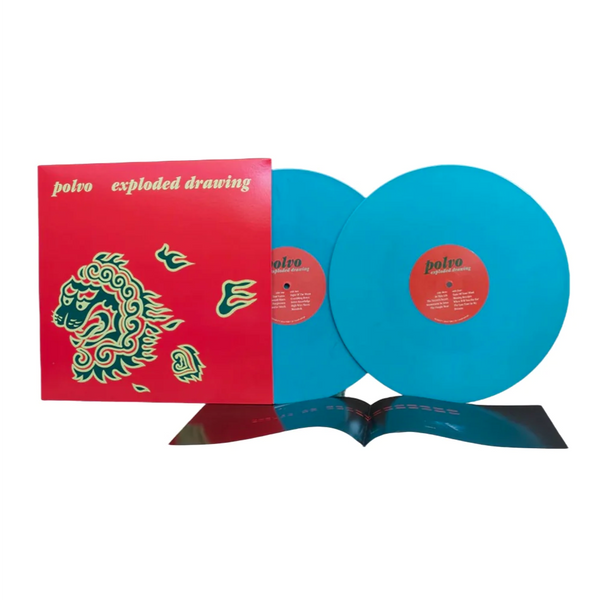 Polvo / Exploded Drawing 2xLP Opaque Aqua Vinyl – sound-merch.com.au