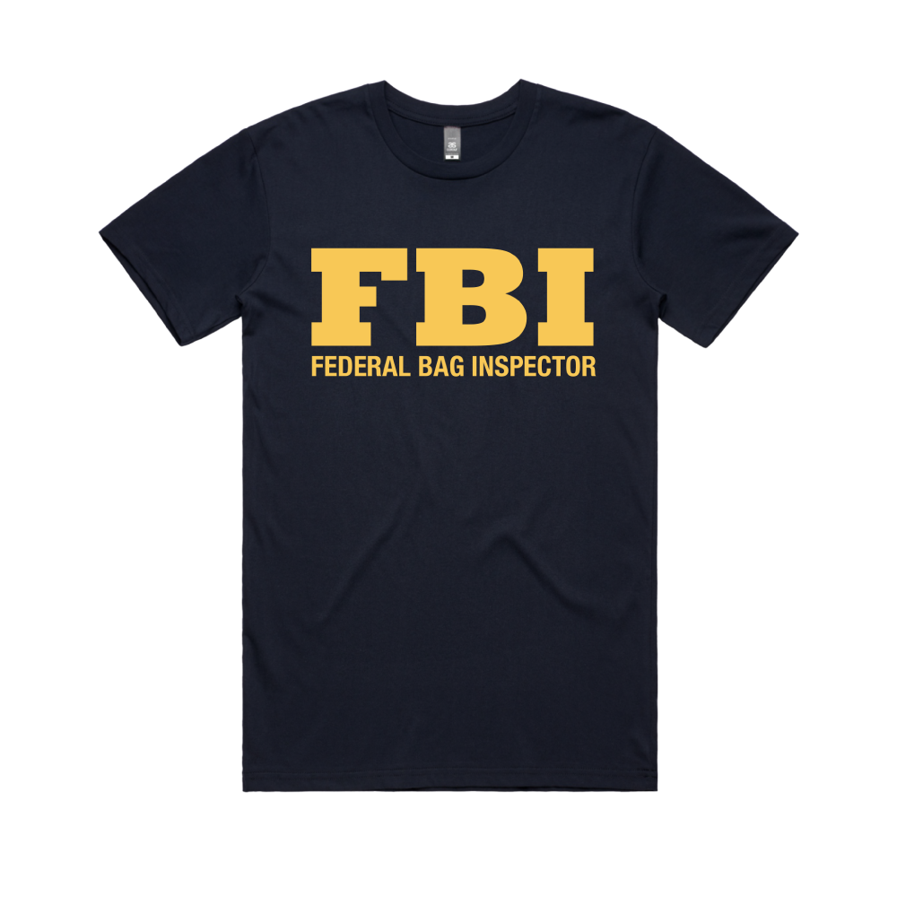 Partiboi69 / FBI Navy T-Shirt – sound-merch.com.au