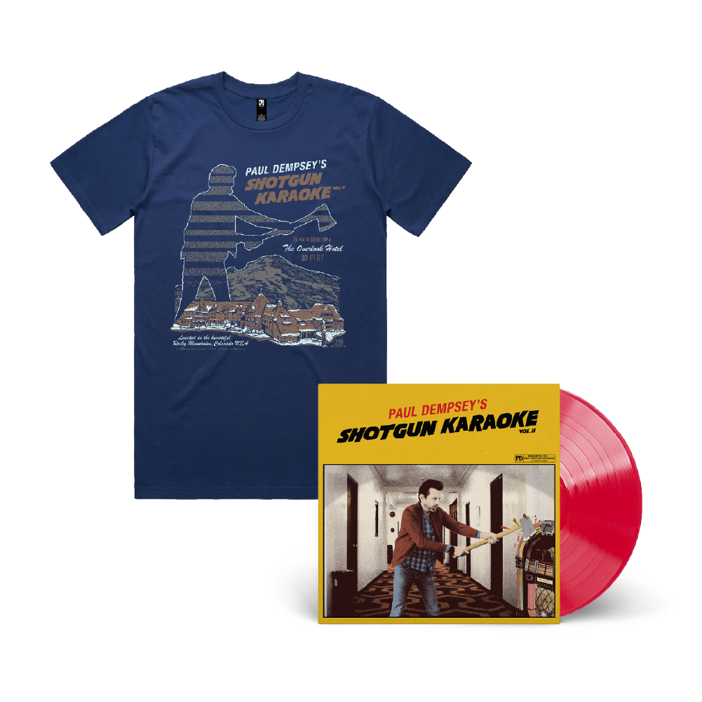 Paul Dempsey / Shotgun Karaoke LP ‘RedRum’ Vinyl, Blue T-Shirt & Tea ...