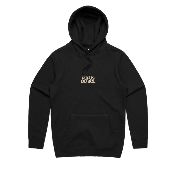 RÜFÜS DU SOL / RDS Logo Black Hoodie – sound-merch.com.au
