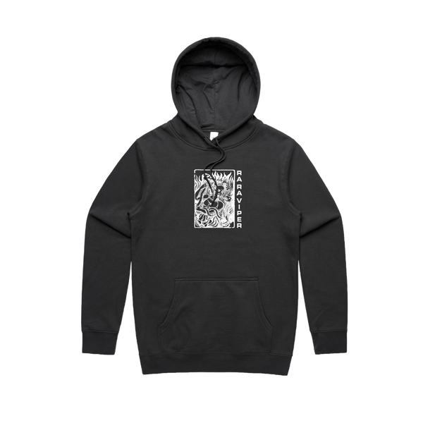 Ra Ra Viper / Big Speak Black Hoodie + Digital Dowload ***PRE-ORDER*** – sound-merch.com.au