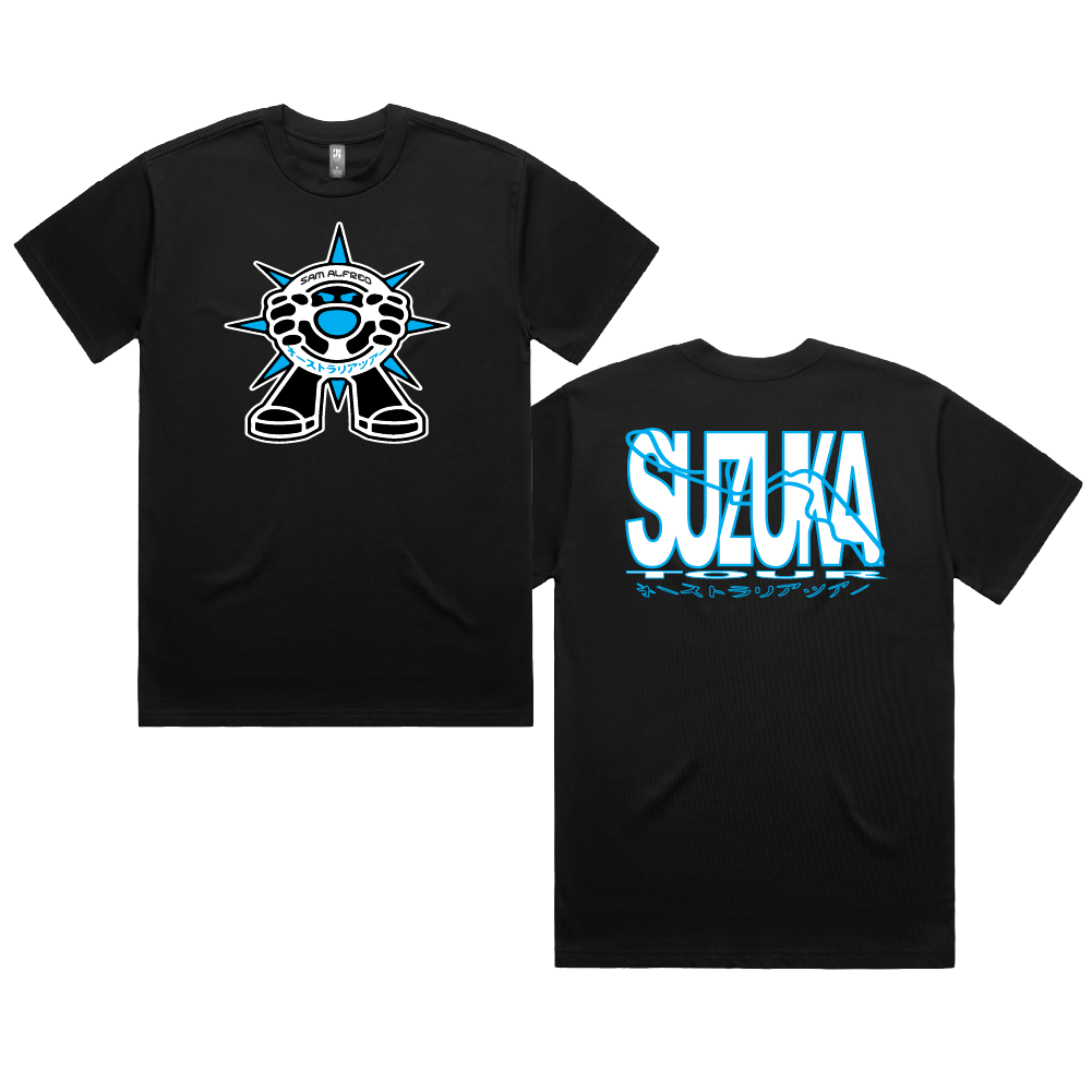 Sam Alfred / Suzuka Black T-Shirt – sound-merch.com.au