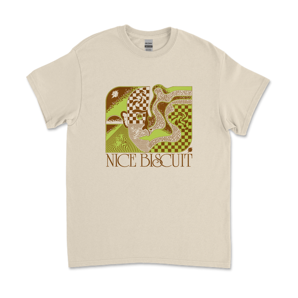Nice Biscuit / SOS Natural T-Shirt – sound-merch.com.au