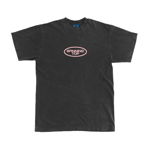 Spinning Top / Oval Faded Black T-Shirt – sound-merch.com.au