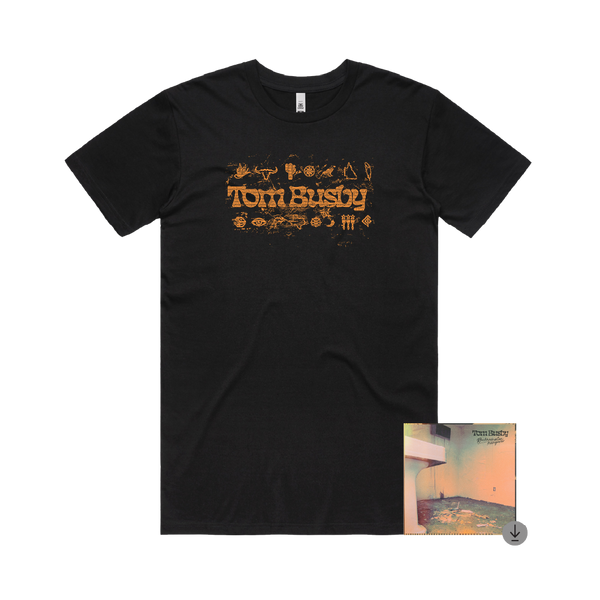Tom Busby / Tom Busby Black T-Shirt & Digital Download – sound-merch.com.au