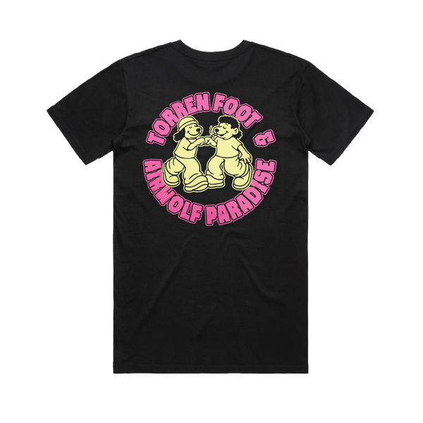 TORREN FOOT x AIRWOLF PARADISE / Black T-Shirt – sound-merch.com.au