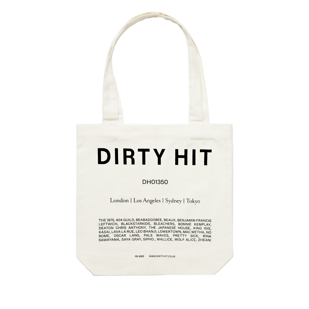 Dirty Hit / Cream Tote Bag – sound-merch.com.au