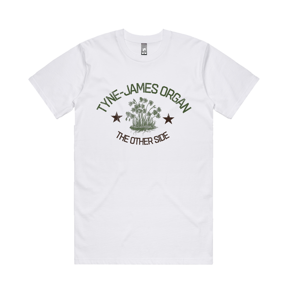 Tyne-James Organ / The Other Side White T-Shirt – sound-merch.com.au