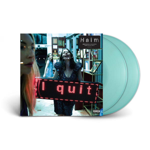 HAIM / I quit 2xLP Light Blue Vinyl – sound-merch.com.au