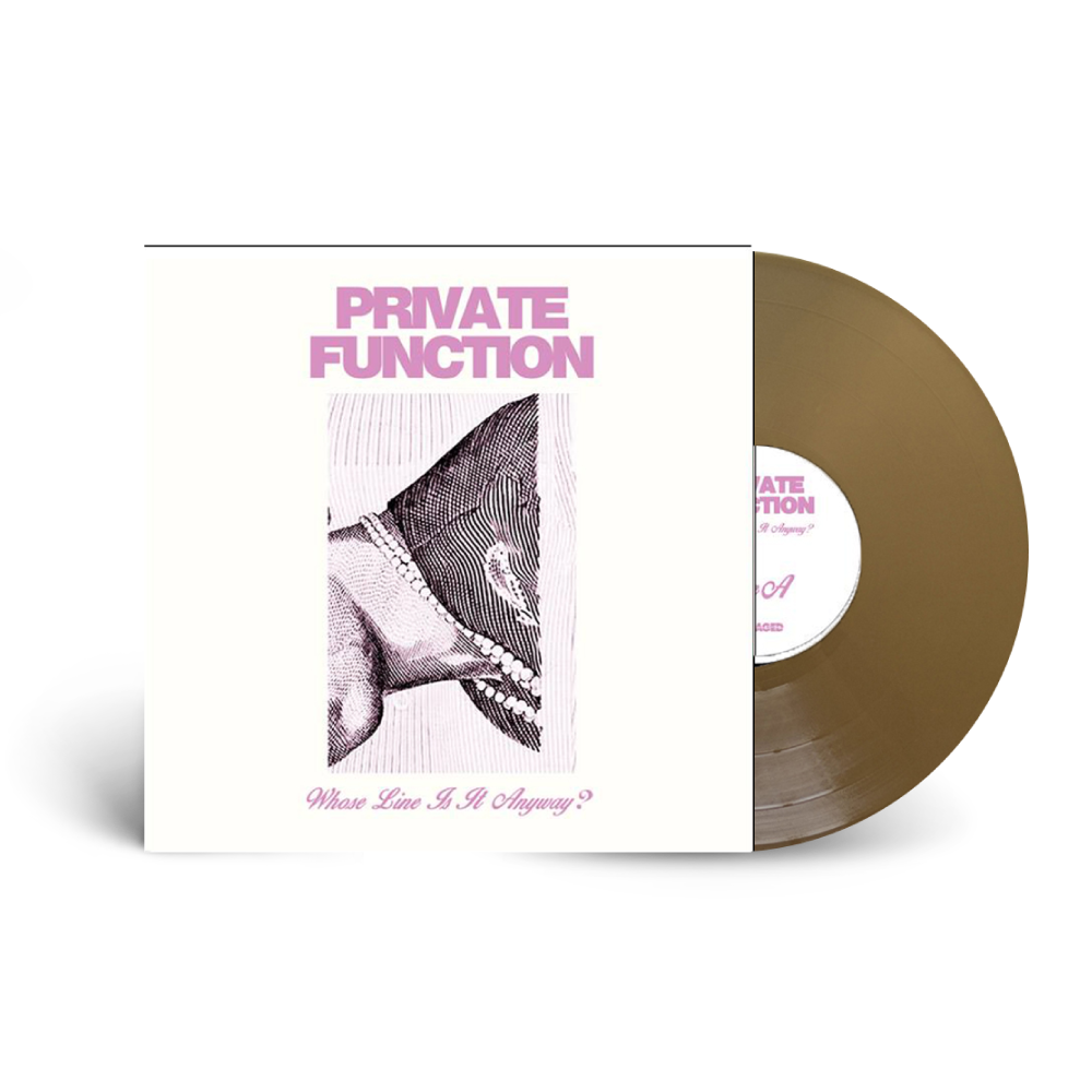 Private Function / Whose Line Is It Anyway? LP Gold Vinyl – sound-merch.com.au