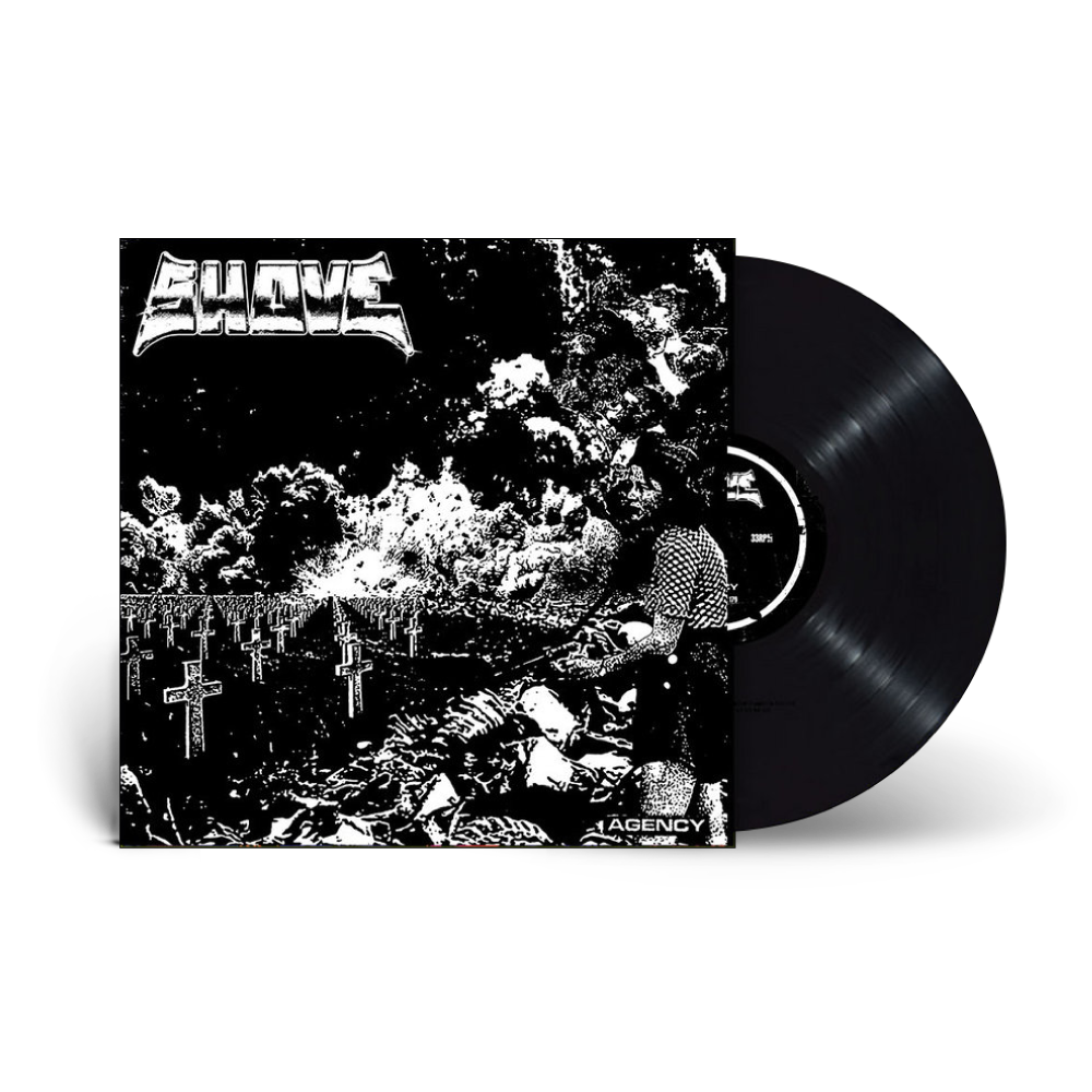 SHOVE / AGENCY LP Black Vinyl – sound-merch.com.au