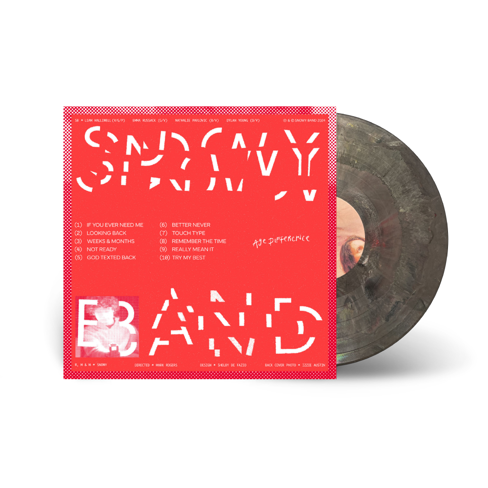 Snowy Band / Age Difference LP Regrind Silver Vinyl – sound-merch.com.au