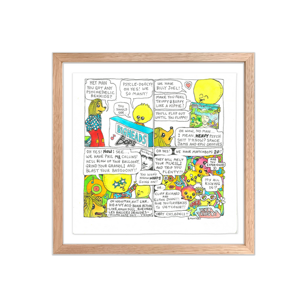 Hey Man You Got Any Psychedelic Rekkids? / Framed Original – sound ...