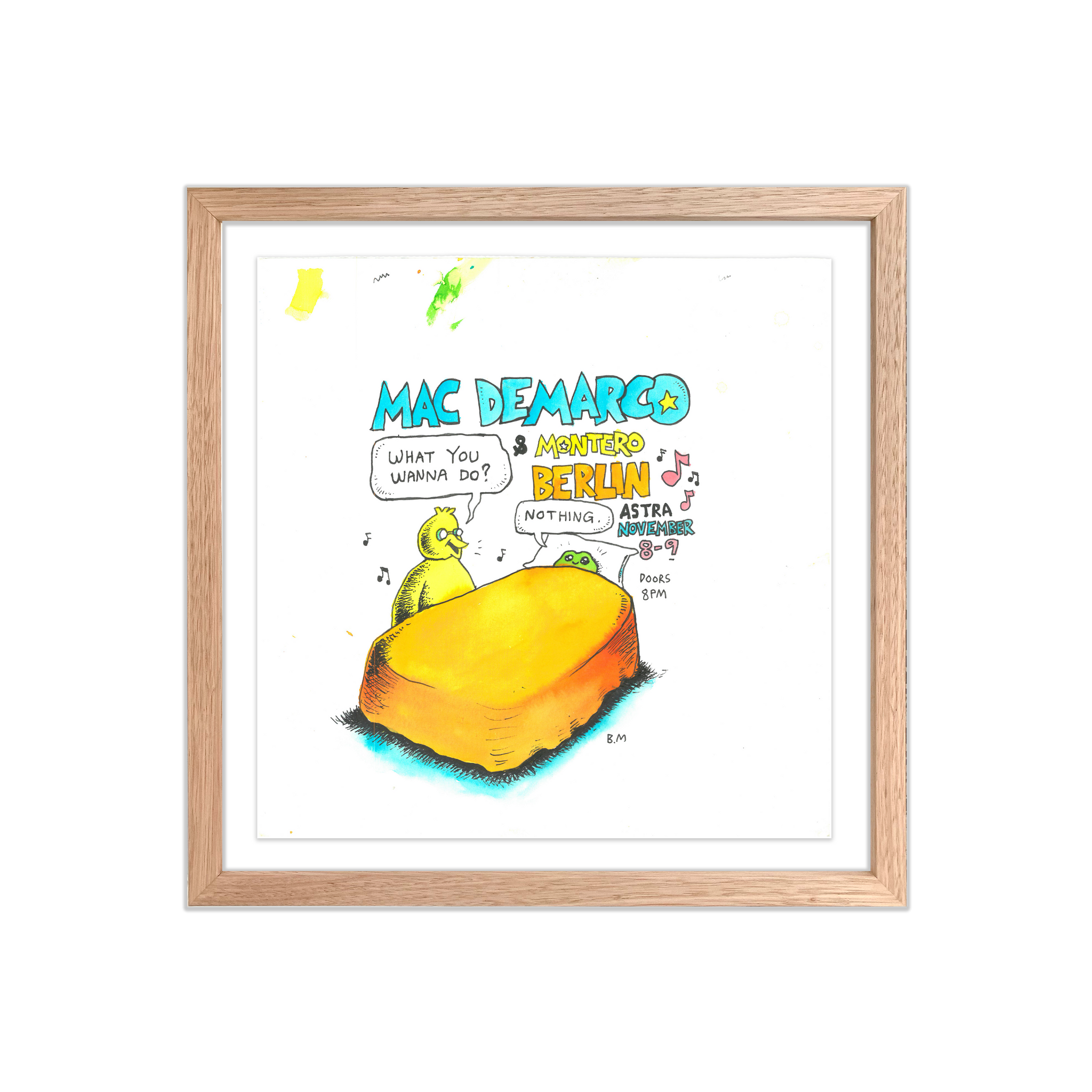 Mac Demarco / Framed Original – sound-merch.com.au