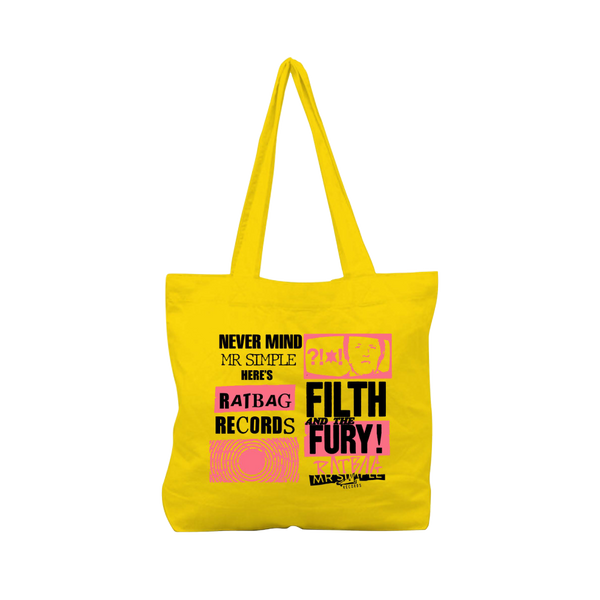 RATBAG X MR SIMPLE / Anarchy Heavy Weight Gold Canvas Tote – sound ...