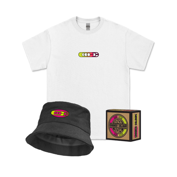 Crooked Colours / Surf T-Shirt, Surf Wax & Bucket Hat bundle – sound ...