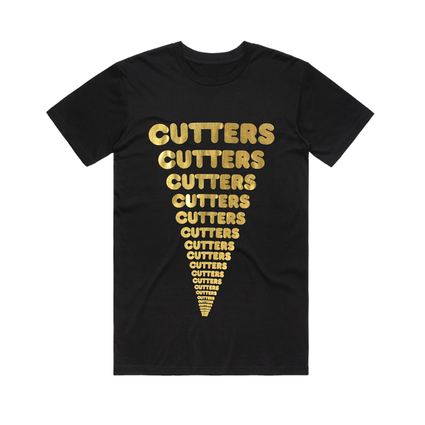 Cutters / Black Mens T-Shirt – sound-merch.com.au