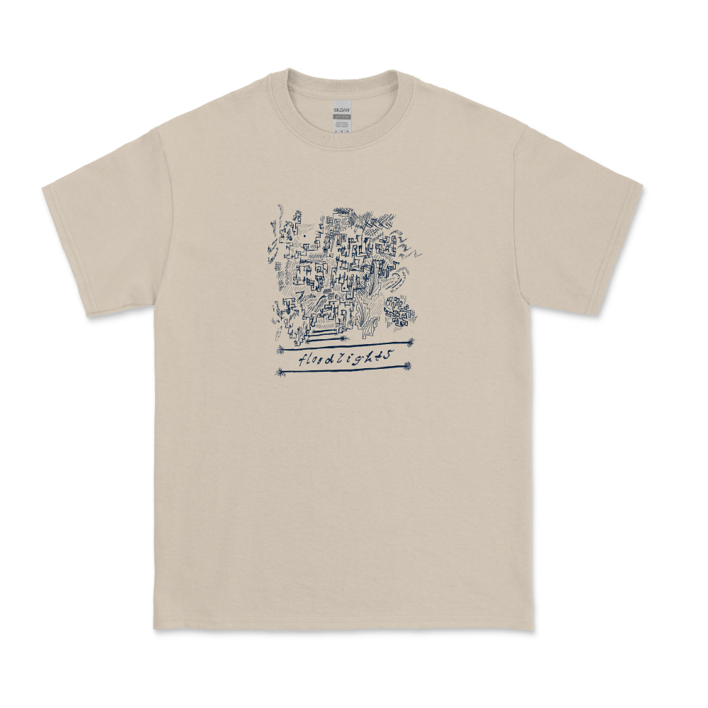 Floodlights / Sketch Natural T-Shirt – sound-merch.com.au