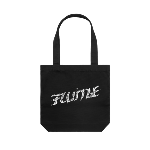 Flume / Silver Logo / Black Tote – sound-merch.com.au