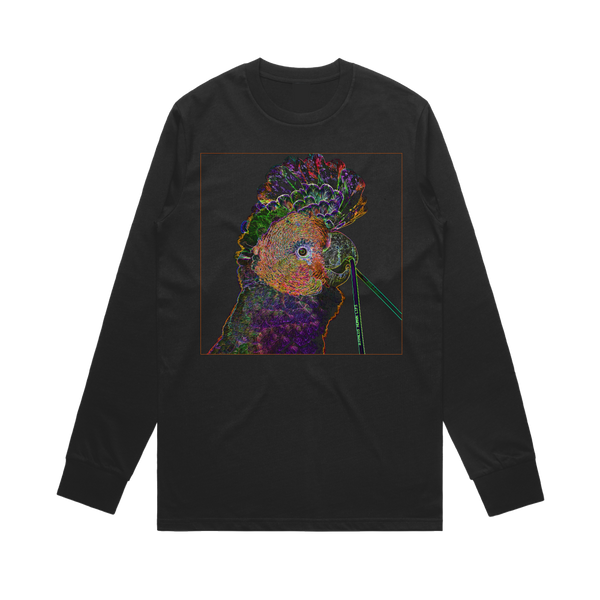 Flume / Cockatoo / Black Longsleeve T-Shirt – sound-merch.com.au